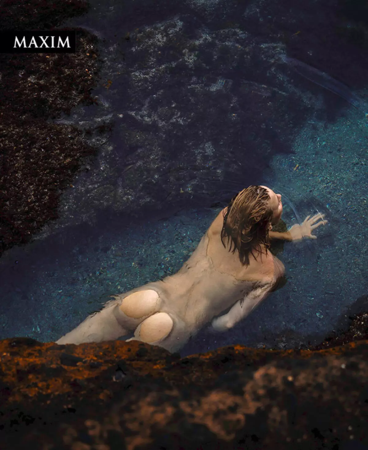 Photo number 3 - like on a volcano! Actress Elena Chernyavskaya in Maxim photo shoot