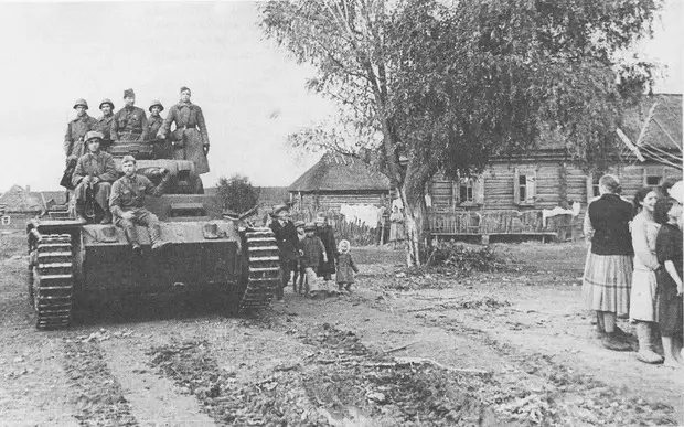 Foto №2 - Que o alemán é bo, entón eo exército vermello caberá - os tanques da Wehrmacht coas estrelas vermellas