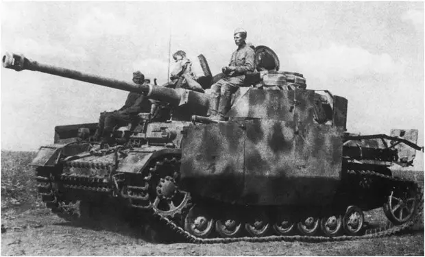 Foto №6: que o alemán é bo, entón eo exército vermello caberá - tanques Wehrmacht con estrelas vermellas