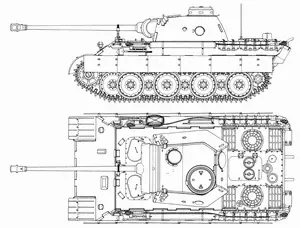 Photo №4 - Poukisa tank yo Alman te gen tankou chniy etranj