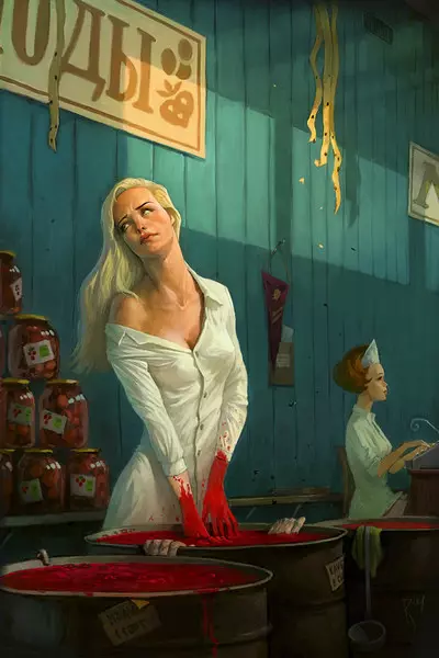 Artist of the Week: Fantasy, Fantasy and Girls In The Paintings of Waldemar Background Kozak 68327_7