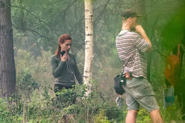 Scarlett Johansson, Birch le NIva: Shots e Ncha e nang le Filming 