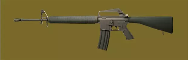 Rifle na Amurka-atomatik M16