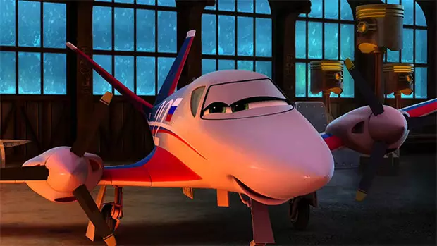 Frame mula sa cartoon aircraft.