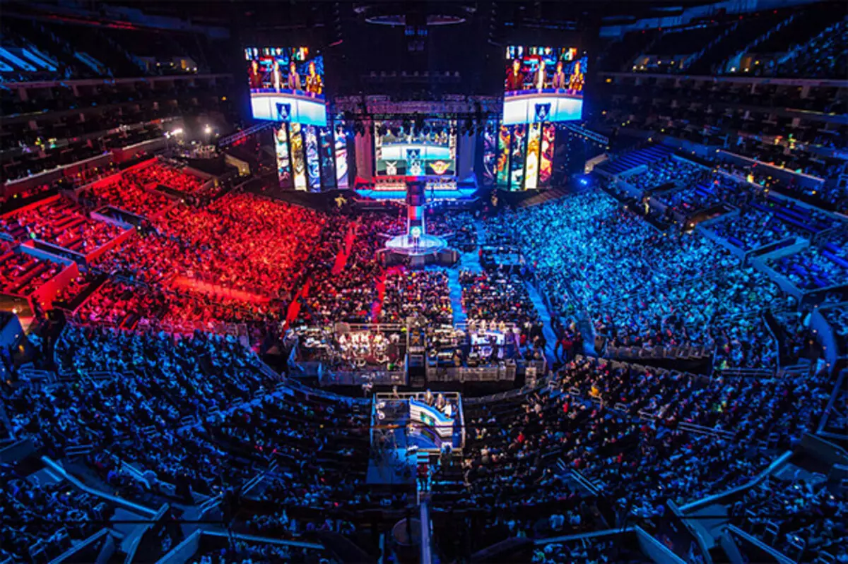 Sangam Seoul Stadium during League of Legends Championship