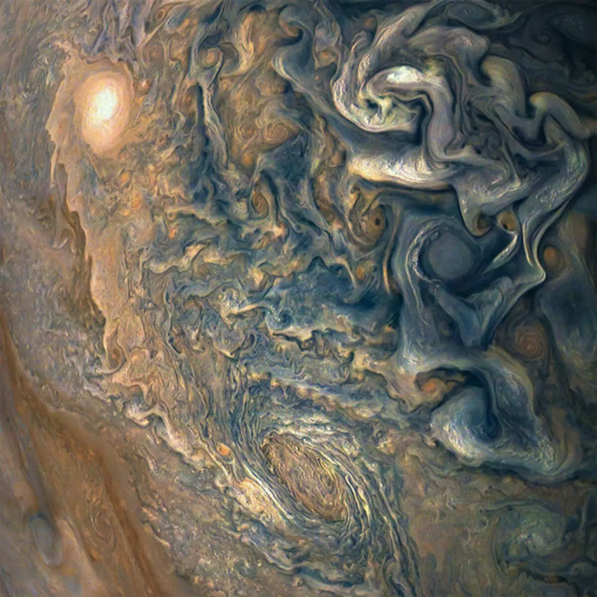 NASA delte nye fotografier av overflaten av planeten Jupiter 79573_14