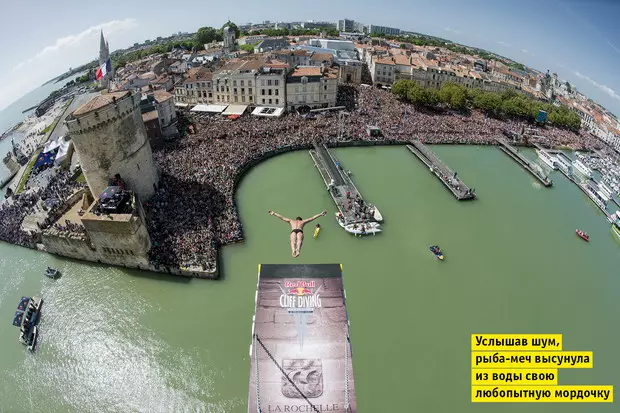 Foto №1 - Cliff Diver Artem Silchenko: "'n Normale persoon moet dit eenvoudig nie doen nie"