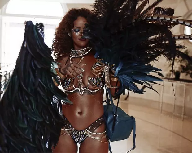 Singer Rihanna on Carnival