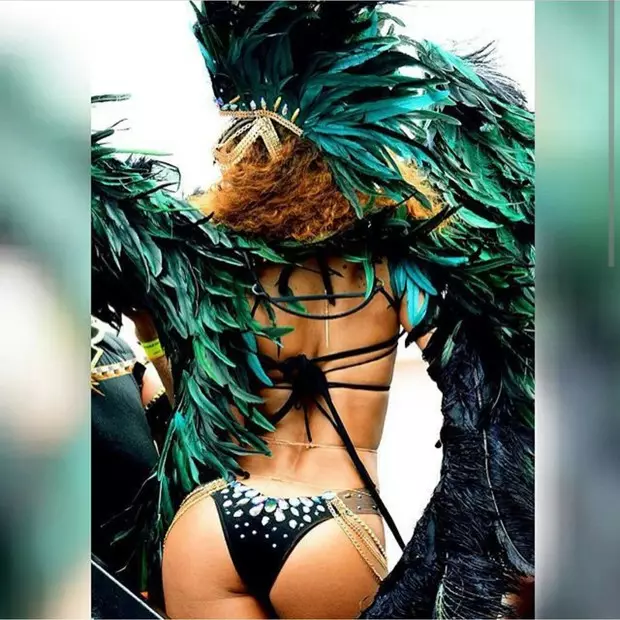 Singer Rihanna on Carnival