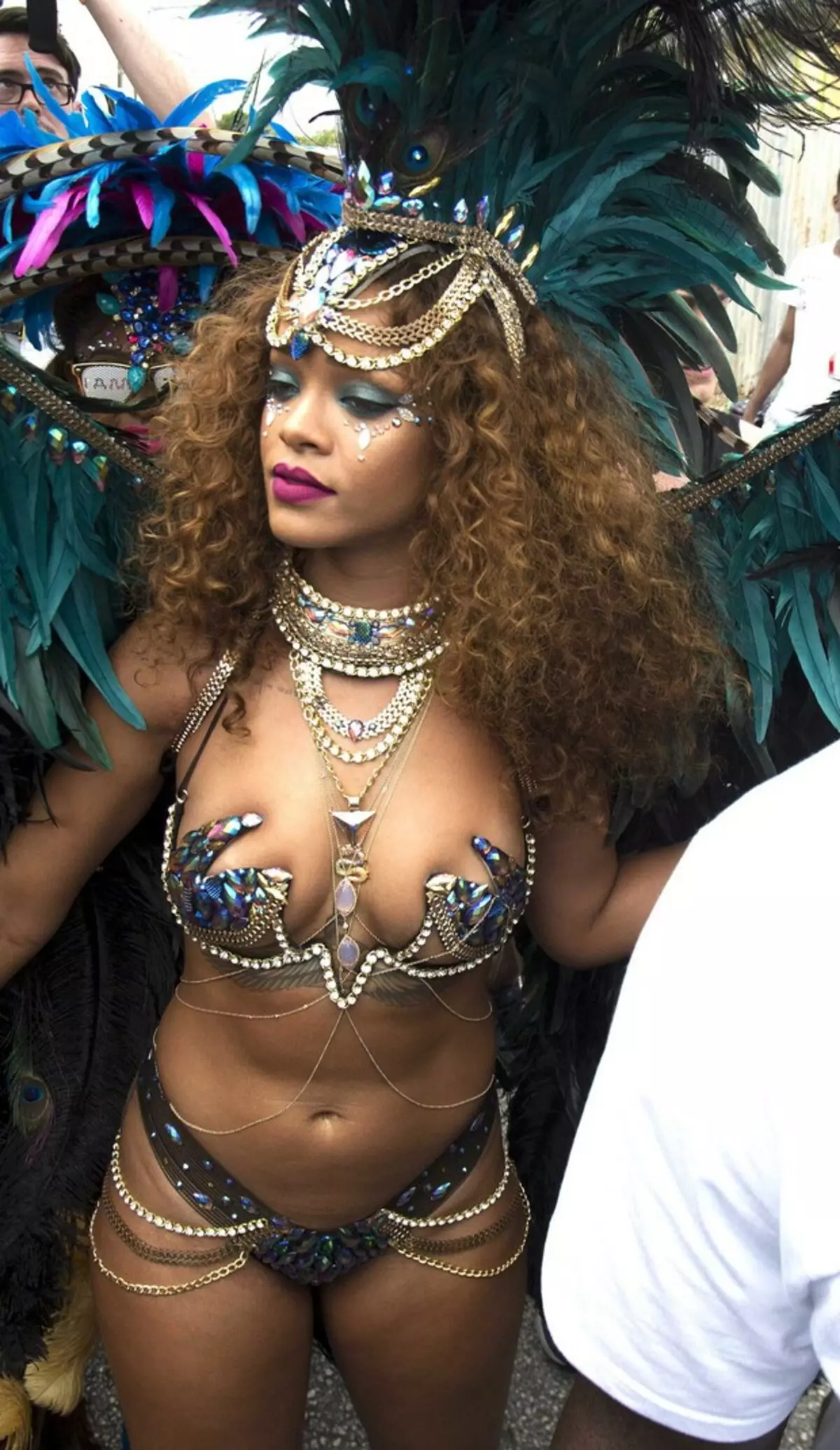 Singer Rihanna on Carnival