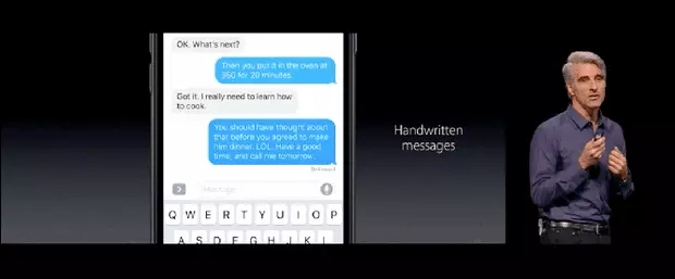 Chithunzi # 2 - Apple idalengeza za iOS 10 ntchito, ndipo ndizosangalatsa!