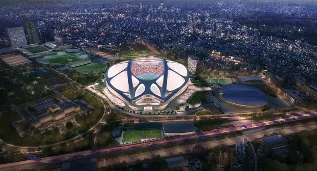 Stadiwm Olympaidd yn Tokyo