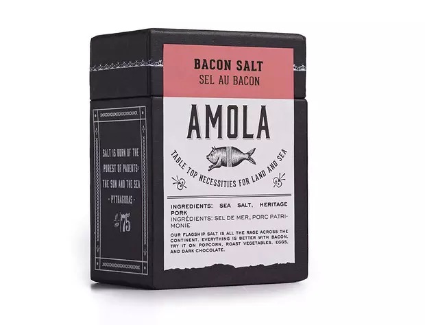 Bacon bragð salt